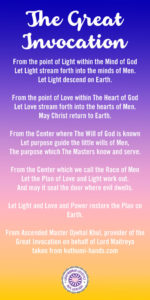 The Great Invocation - Lightworker Lifestyle