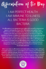 Affirmation of the Day - Perfect Health | Lightworker Lifestyle